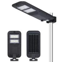 China DC 6V Smart Integrated Solar Street Light 100W 170Lm/W Radar Sensor 130° Beam Angle for sale