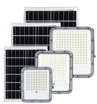 China 100W Solar Flood Light 2700K-6500K 3.2V 12Ah LiFePO4 Battery SMD 3030 LED for sale