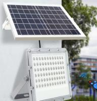 China 2700K Solar Powered Flood Light Ultra Slim SMD 2835 170lm/W IP65 Waterproof 50W-300W for sale