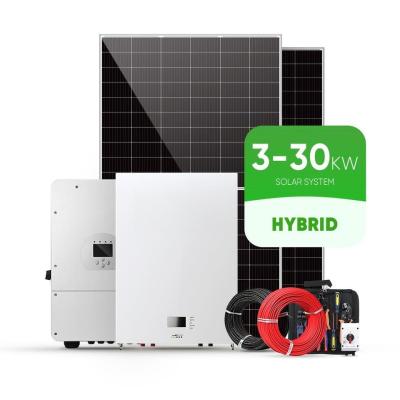 China Hybrid All In One Solar Panel System Complete Kit for sale