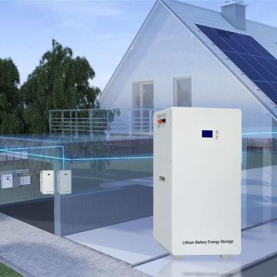 China Powerwall Home Solar Energy Storage System 10KWh 51.2V Lithium Battery for sale