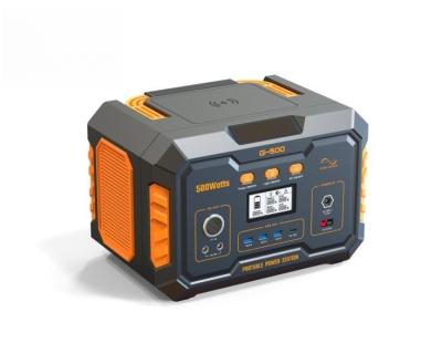 China Portable LiFePO4 Power Station 500W 519Wh Pure Sine Wave AC Output for sale