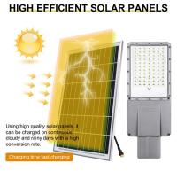 China Solar LED Street Light 100W DC12V IP65 Wall Mounted White Light 50000Hrs for sale