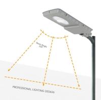China All in One Solar LED Street Light 100W 17000lm Monocrystalline Panel IP65 for sale