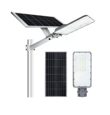 China 70W Integrated Solar LED Street Light 6500K Lithium Battery Outdoor Dusk to Dawn for sale