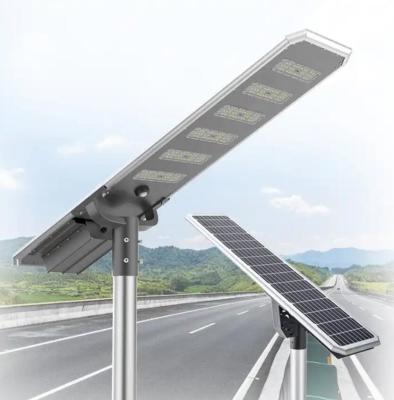 China Integrated LED Solar Street Light 60W 120W 170LM/W Aluminum Alloy with Microwave Sensor for sale