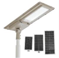 China Smart Outdoor Solar Power LED Street Light Concentric One Integrated Pole 60W 100W for sale