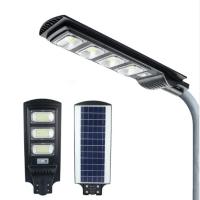 China All In One LED Solar Street Light 30W 60W 90W IP66 Waterproof Motion Sensor Outdoor Road Light for sale