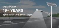 China 30W LED Solar Street Light with 90W Solar Panel IP65 Low Power Consumption for sale