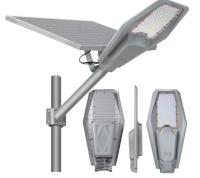 China Time Control Solar Powered Street Light 100W 200W 300W 400W LED Roadway Lamp with 18h Discharge for sale