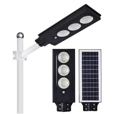China 6000K 150W LED Solar Street Light IP65 ABS Plastic Square High Power Community Lamp with Controller for sale
