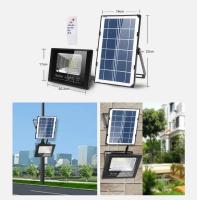 China Remote Control Solar Flood Light IP66 25W 40W 60W 100W 200W 300W Aluminum Outdoor for sale