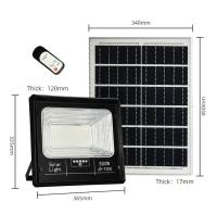China IP67 Aluminum ABS 200W SMD Solar Powered LED Flood Light with Power Display for sale