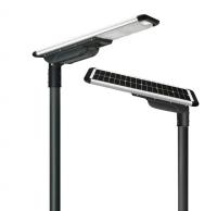 China Deep Cycle Ra80 All In One Solar Street Light 60W Integrated LED Road Light 10200LM IP65 for sale