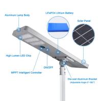 China Smart 3000w Integrated Solar Powered Street Light Remote Control Outdoor for sale