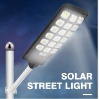 China ABS Plastic All In One Solar Street Light 60W IP67 Integrated LED Road Lamp with Pole for sale