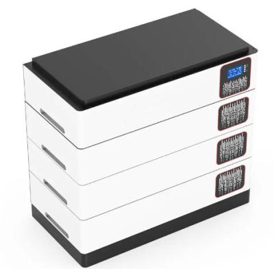 China Offgrid Solar Energy Storage Power System 48V 51.2V 400AH 20KWh Stacked LiFePO4 Battery for sale