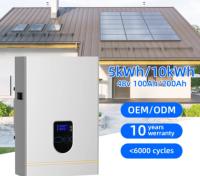 China Wall Mount LiFePO4 Battery 48V 200Ah 10kWh Solar Energy Storage Power Wall for sale