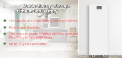 China 48V 300Ah 400Ah LiFePO4 Battery 15kWh 20kWh Solar Storage for Hybrid Inverter System for sale