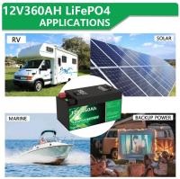 China 12.8V 360Ah LiFePO4 Battery Pack 4608Wh Deep Cycle for RV Solar Marine for sale