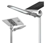 China Anti Corrosion IP67 20000 Lumen LED Road Light Rechargeable 100W Solar Street Light for sale