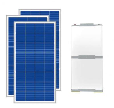 China Off Grid Home Hybrid Lithium Complete Solar Photovoltaic Panel Power System for sale