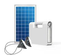 China 80Wh Portable Solar Power Station LiFePO4 Battery PV Energy Storage System with LED Lighting for sale