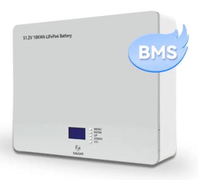China 10kWh LiFePO4 Lithium Battery 48V 200Ah Power Wall Solar Energy Storage System Home Backup for sale