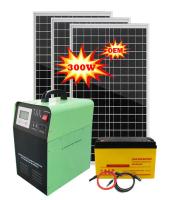 China 300W Hybrid Solar Off Grid System 12V with 150W Panel and 50AH Gel Battery for sale