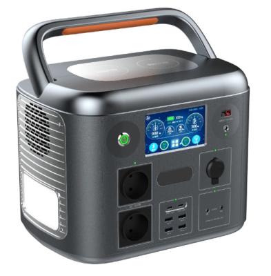 China 1500W 1280Wh Portable Power Station LiFePO4 Solar Generator Pure Sine Wave UPS Backup for sale