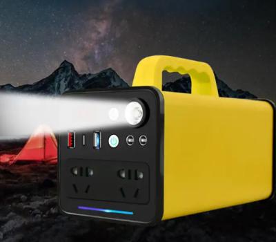 China 350W Portable Power Station 14000mAh Lithium Battery Solar Generator for Camping Travel Emergency Backup for sale