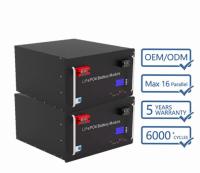 China LiFePO4 Battery 51.2V 100Ah 200Ah Rack Mount Energy Storage with LCD Display for sale