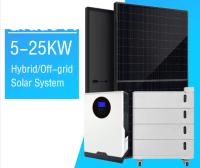 China Off Grid Solar Inverter Home Energy Storage System 5KWh to 25KWh LiFePO4 Battery 450W Panel for sale