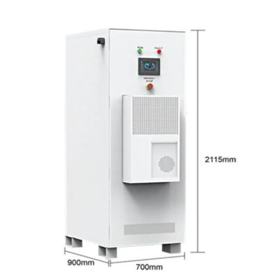 China Outdoor Cabinet Energy Storage All In One Lithium Ion Phosphate 30kW 62.4kWh Industrial ESS for sale