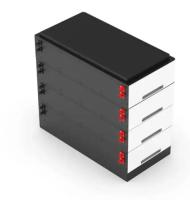 China LiFePO4 Lithium Solar Battery 48V 400Ah Stackable 20kWh for Solar Systems for sale