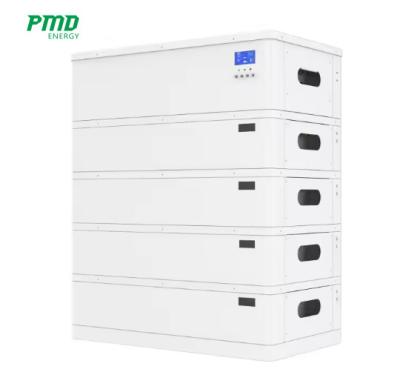 China LiFePO4 Stacked Inverter Battery 51.2V 5kWh 10kWh Home Energy Storage Solution for sale