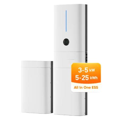 China All In One Hybrid Solar Inverter 3kW 5kW 10kW with Lithium Battery Energy Storage System for sale