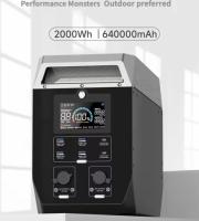 China 2000W 2000Wh LiFePO4 Portable Power Station Solar Generator for Home Travel Camping for sale