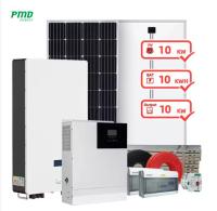 China 30kW 20kW 10kW Off-Grid Solar Power System with Lithium Battery Storage 51.2V for sale