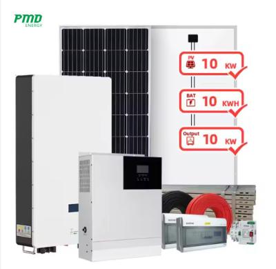 China 30kW 20kW 10kW Off-Grid Solar Power System with Lithium Battery Storage 51.2V for sale