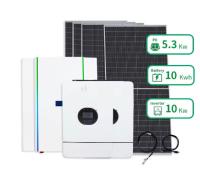 China 5kWh 7kWh 10kWh LiFePO4 Solar Panel Kit Set On Off Grid Inverter Home Energy Storage System for sale
