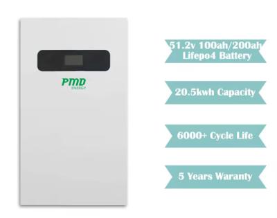 China Polinovel 48V 100Ah 200Ah LiFePO4 Battery Pack 5.12kWh 10.24kWh for Energy Storage Inverter for sale