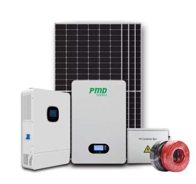 China Hybrid Solar System 5kW 10kWh Lithium Battery Home Power Energy Storage with 450W Mono Panels for sale