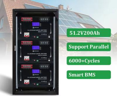 China 48V 100Ah 200Ah LiFePO4 Lithium Battery 6000 Cycles for Solar System for sale