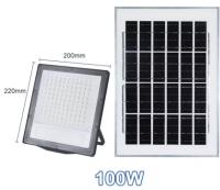China PMD 100W 200W Solar Flood Light IP66 Outdoor Garden LED with Remote Control 6500K for sale