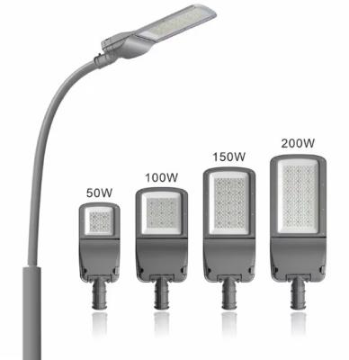 China Outdoor LED Street Light 100W 200W Die Casting Aluminum Photocell Sensor High Lumen 120-160LM/W for sale