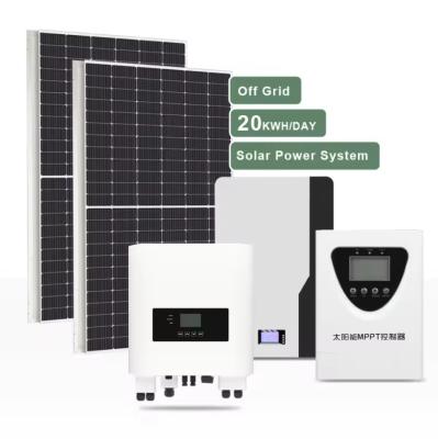 China Off Grid Solar Panel System 5KW 10KW Home Use Solar Energy Mounting Kit for sale