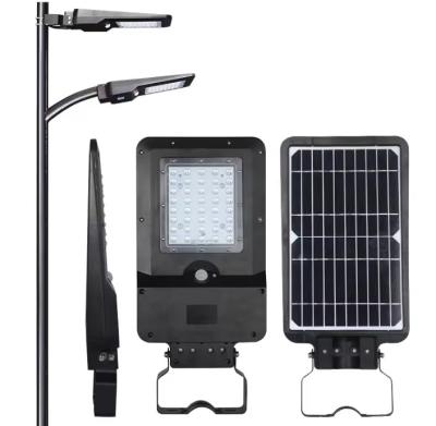 China 15W 1600lm Solar Street Light with PIR Sensor Adjustable ABS+PC IP65 for Landscape for sale