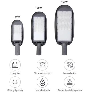 China LED Integrated Street Lamp Head 100W Outdoor Waterproof High-Pole Light AC85-265V 6500K for sale