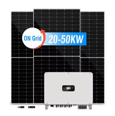 China On Grid 15kw 20kw 25kw Solar System  Industrial Use for sale